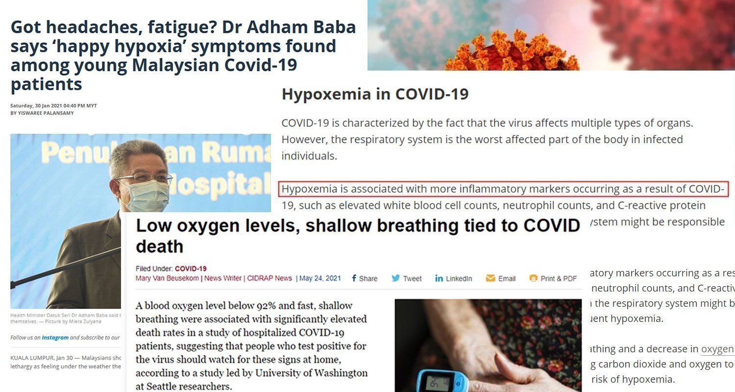 Oxygen Saturation (SpO2), relates with COVID-19? | Dasher Malaysia