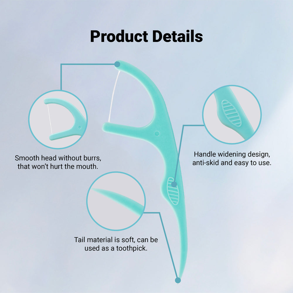 Oclean Dental Floss Cyan Picks Cleaning Floss Tooth Clean Oral Health