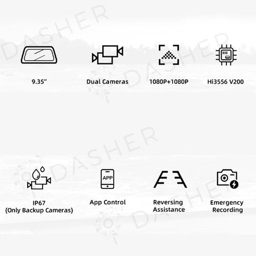 70mai Rearview Dash Cam Wide D07 | Dasher Malaysia